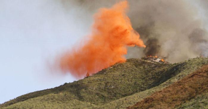 Fast-moving brush fire at Miguelito Canyon in Lompoc prompts ...