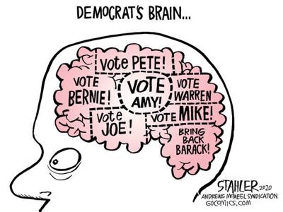 Editorial Cartoon: Democrat's Brain ... | Editorial | lompocrecord.com