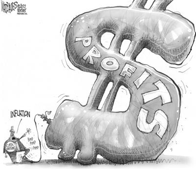 Editorial Cartoon: Profits | Editorial | lompocrecord.com
