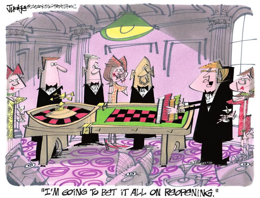 Editorial Cartoon: Betting it all | Editorial | lompocrecord.com