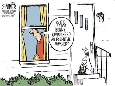 Editorial Cartoon: Essential worker? | Editorial | lompocrecord.com