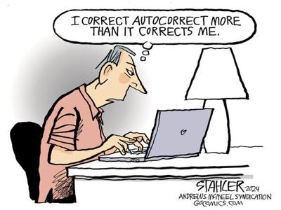 Editorial Cartoon: Autocorrect blues | | lompocrecord.com
