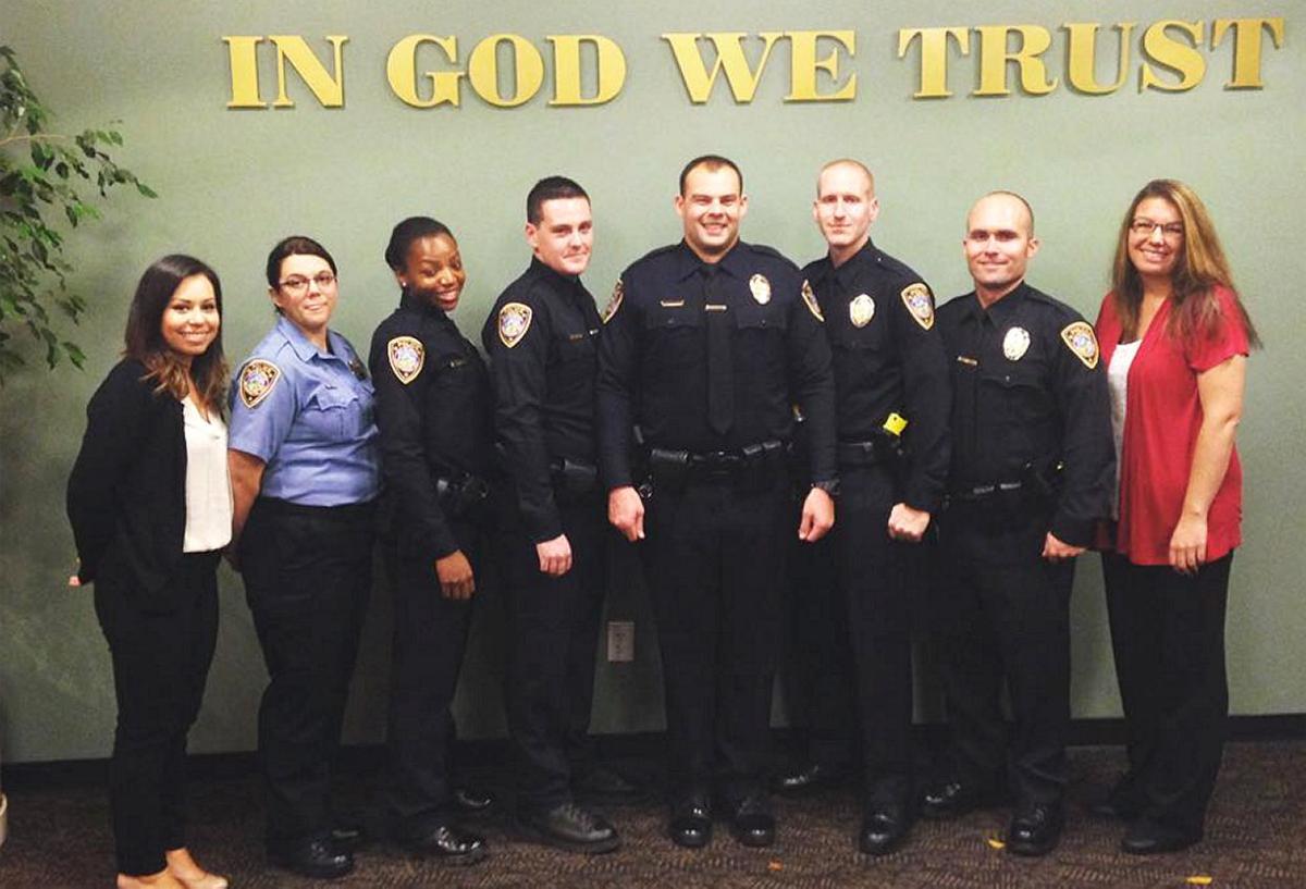 LPD swears in 5 new officers, honors 3 others at City Council meeting ...