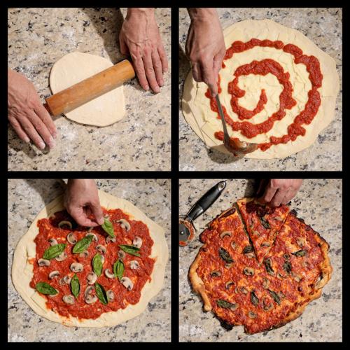 how to make a pizza easy steps