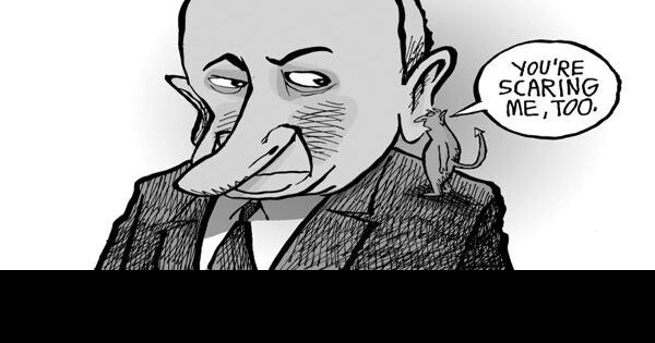 Editorial Cartoon: Scary | Editorial | lompocrecord.com