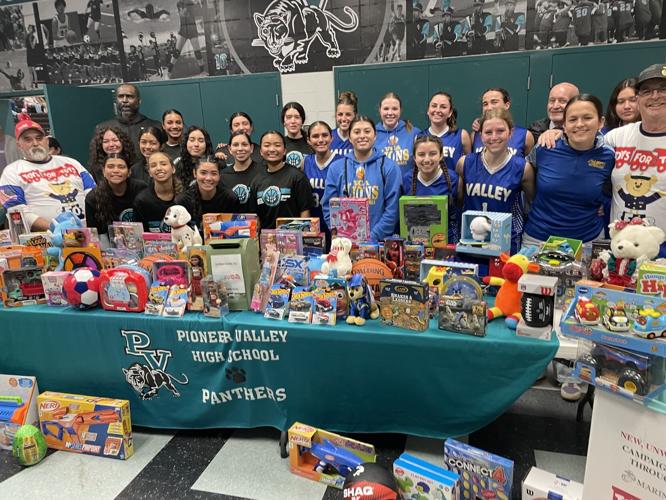 Pioneer Valley hosts second Toys for Tots basketball event | Local ...