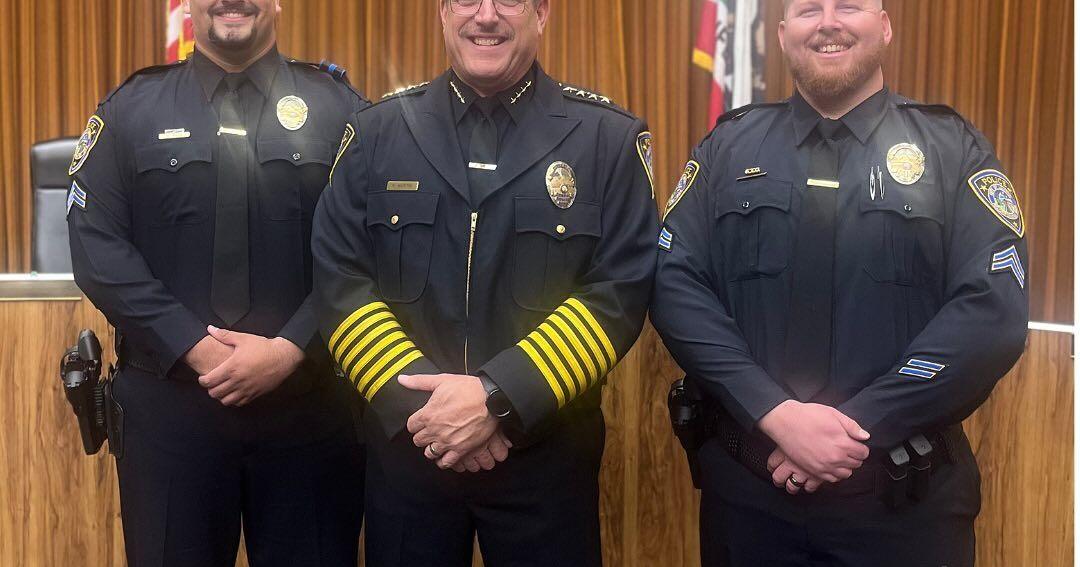 Two Lompoc Police officers receive promotion to corporal | Crime and ...