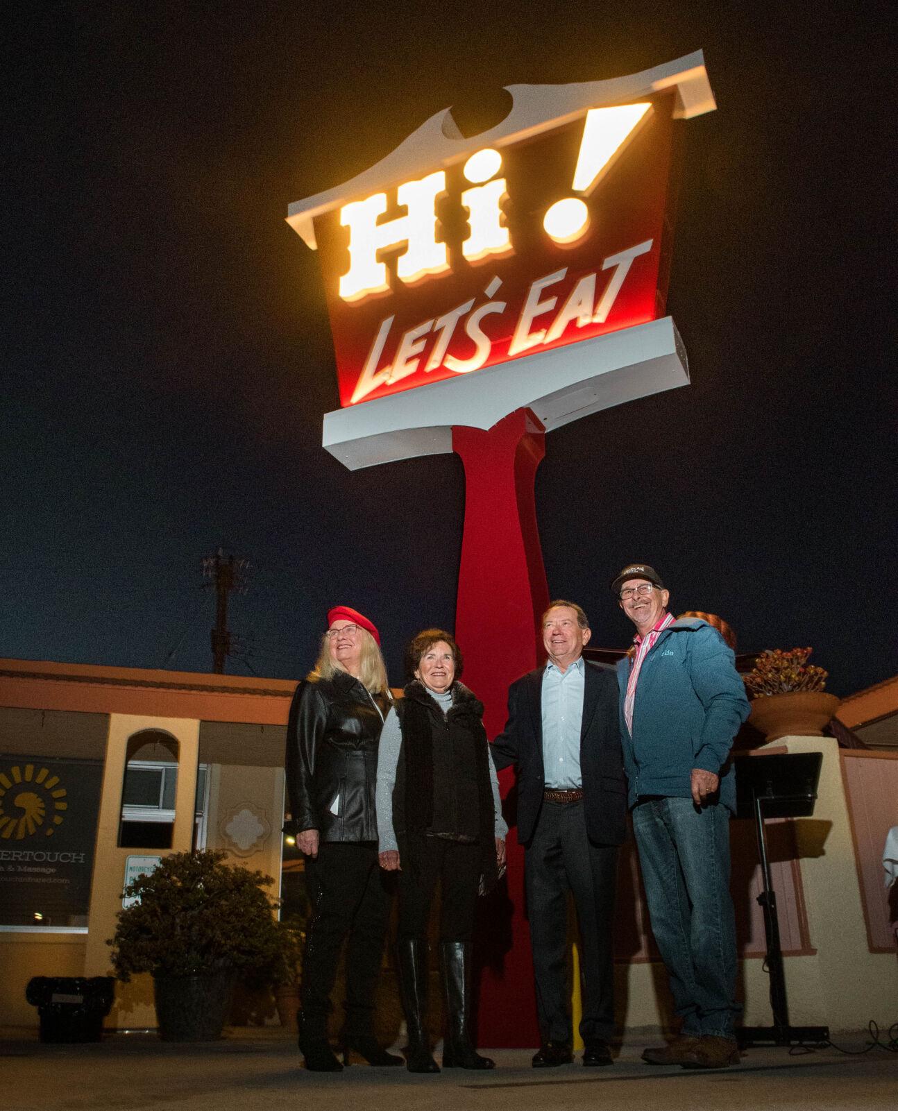 Landmark 'Hi! Let's Eat' restaurant sign now welcomes diners to Lompoc's American Host | Local ...