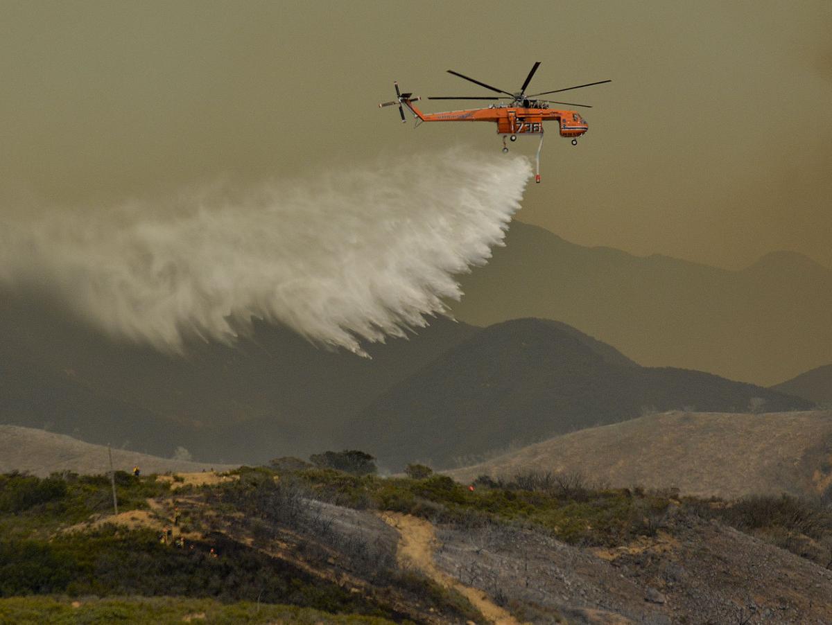 Sherpa fire grows to nearly 6,000 acres; sundowner winds, high temps ...