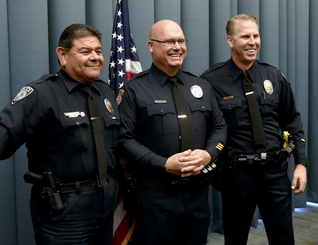 New sergeant on campus: Kenneth Reed sworn in at Hancock College ...