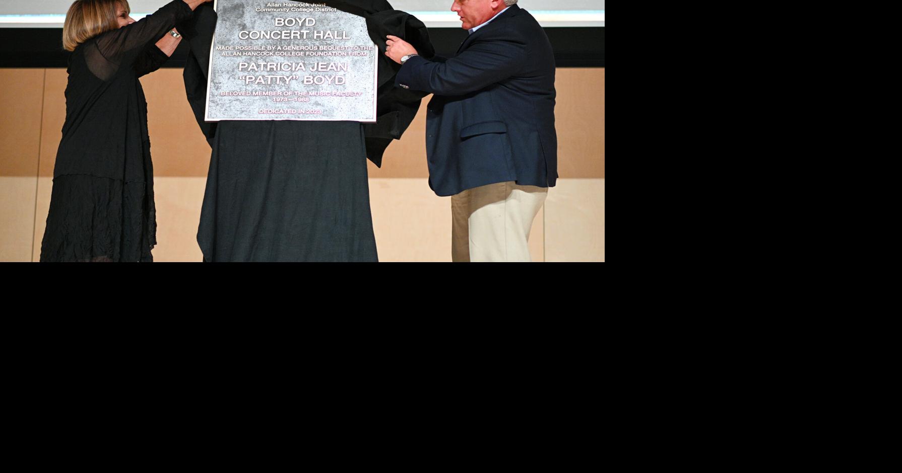Hancock College recital hall named 'Boyd Concert Hall' during inaugural ...