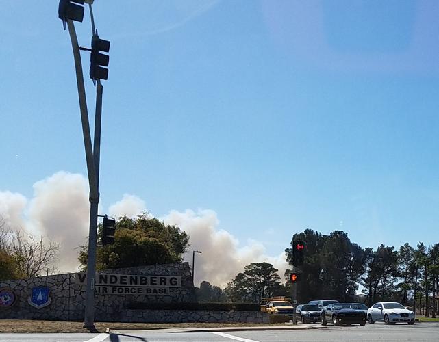 High winds fan fire burning on Vandenberg's North Base | Local News ...