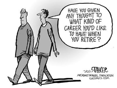 Editorial Cartoon: Retiring for a career | Editorial | lompocrecord.com