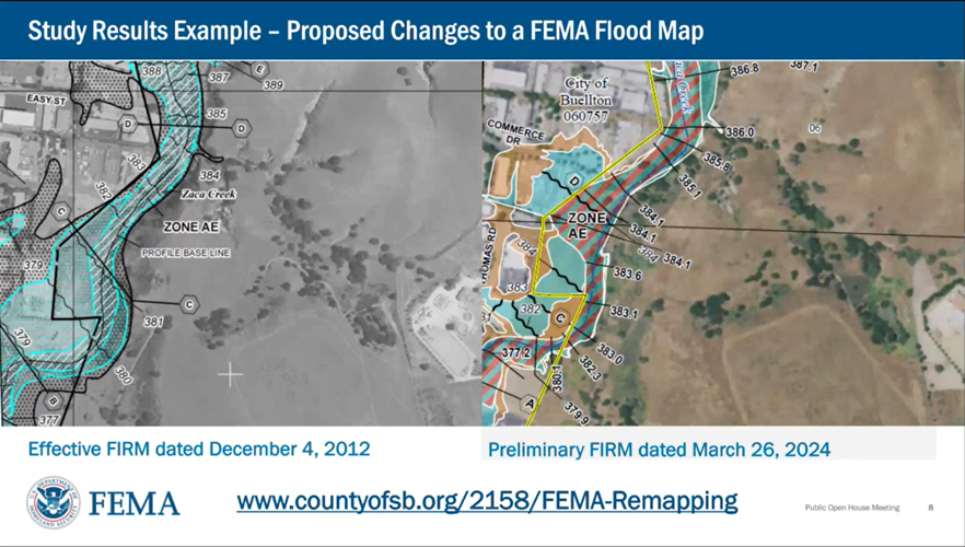 Updated FEMA flood hazard maps could affect some Santa Ynez Valley ...