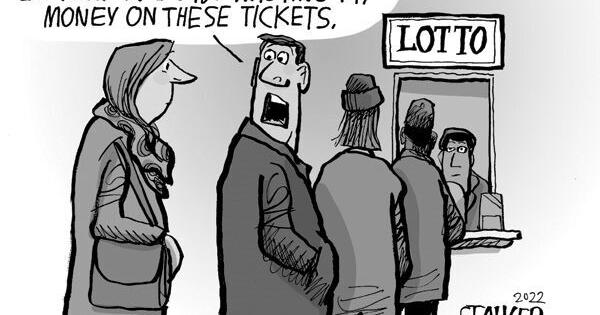 Editorial Cartoon: Lottomania | Editorial | lompocrecord.com