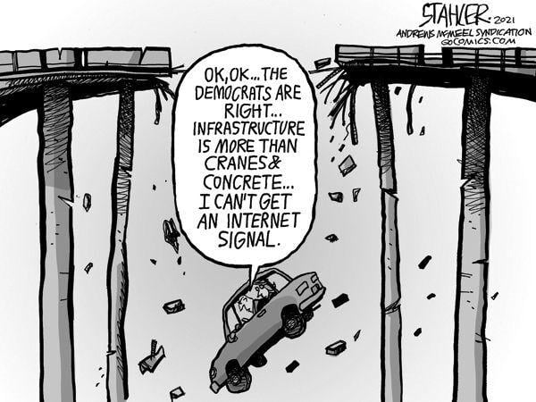 Editorial Cartoon: Infrastructure? | Editorial | lompocrecord.com