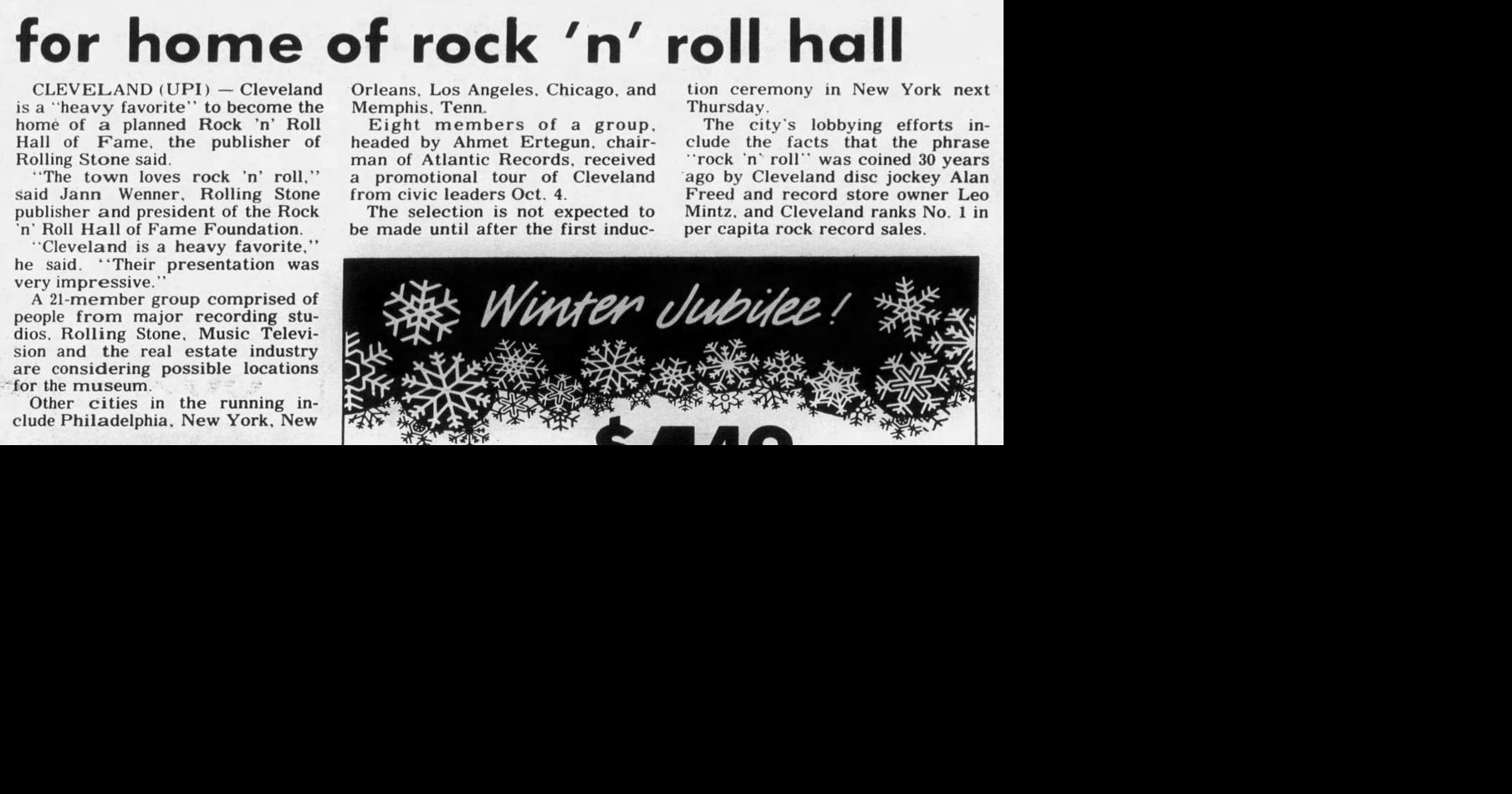 From the Vault: First class inducted to Rock and Roll HOF, and a ...