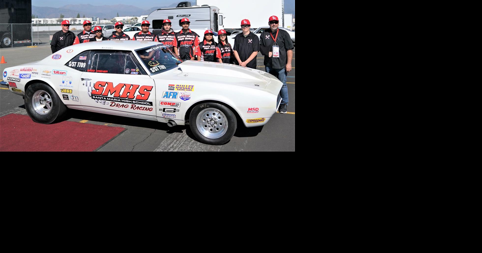Santa Maria High drag race team makes history in Pomona as FOX Sports ...