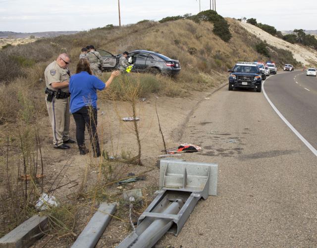 Woman injured in single-car crash on Hwy 1 east of Vandenberg | Local ...