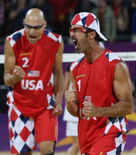 Rogers and Dalhausser beat Spanish in Olympic beach volleyball ...