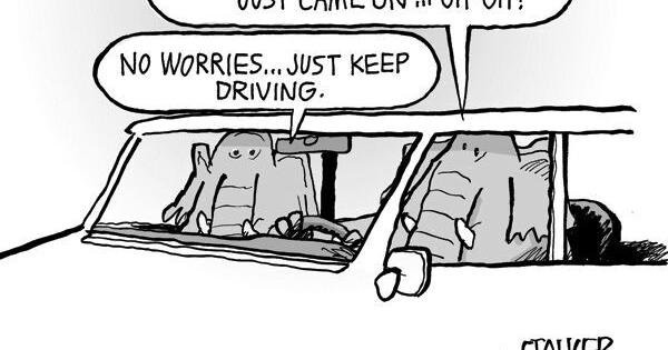 Editorial Cartoon: Just keep driving | Editorial | lompocrecord.com