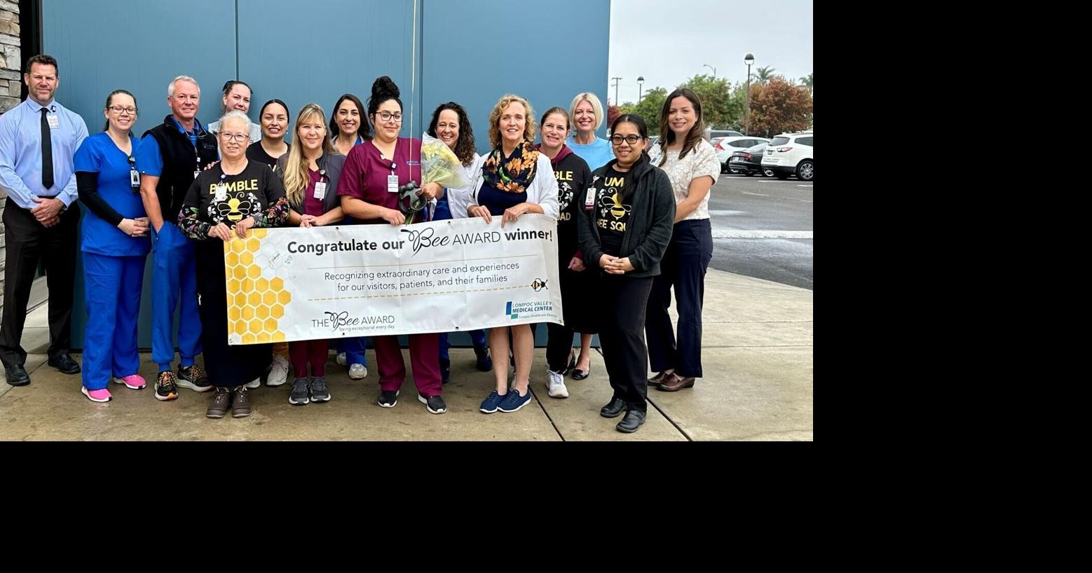 Lompoc hospital ED clerk, Jessica Valenzuela, receives employee 'BEE ...