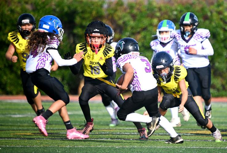 805 Ducks defeat Cheehoo Falcons at Winter Classic youth football ...