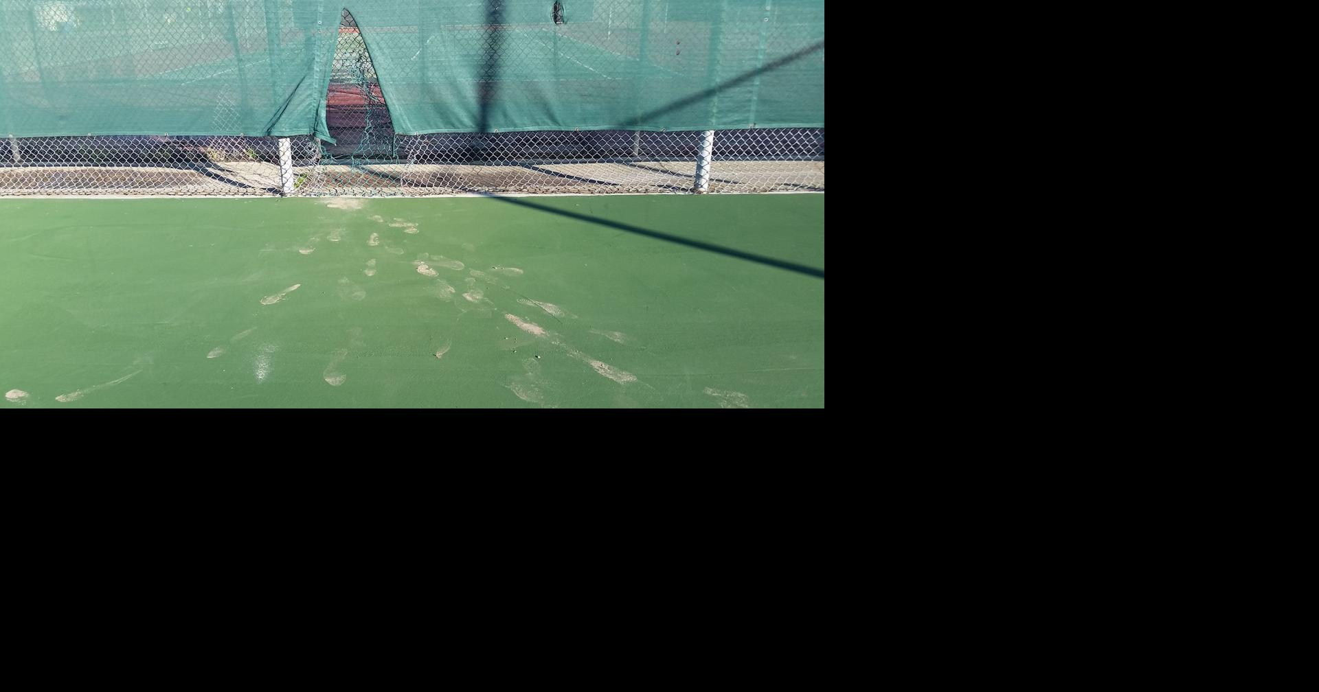 Vandalism discovered at newly refurbished Ryon Park tennis courts ...