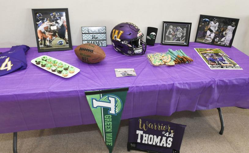 Caleb Thomas signs with Tulane: Righetti football standout joins Green ...