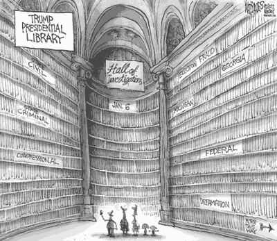 Editorial Cartoon: Trump Presidential Library | Editorial ...