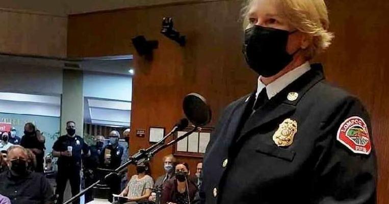 Lompoc Fire Chief Alicia Welch sworn in during ceremony Tuesday | Local ...