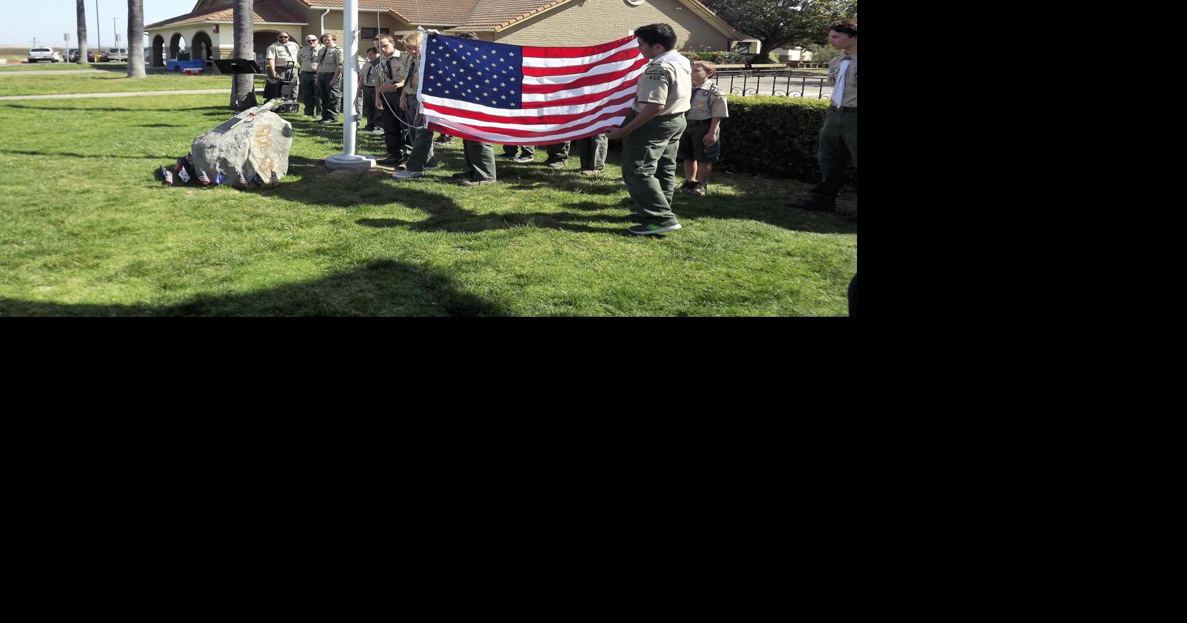 Crowd of more than 100 gathers to dedicate Nipomo flagpole ...