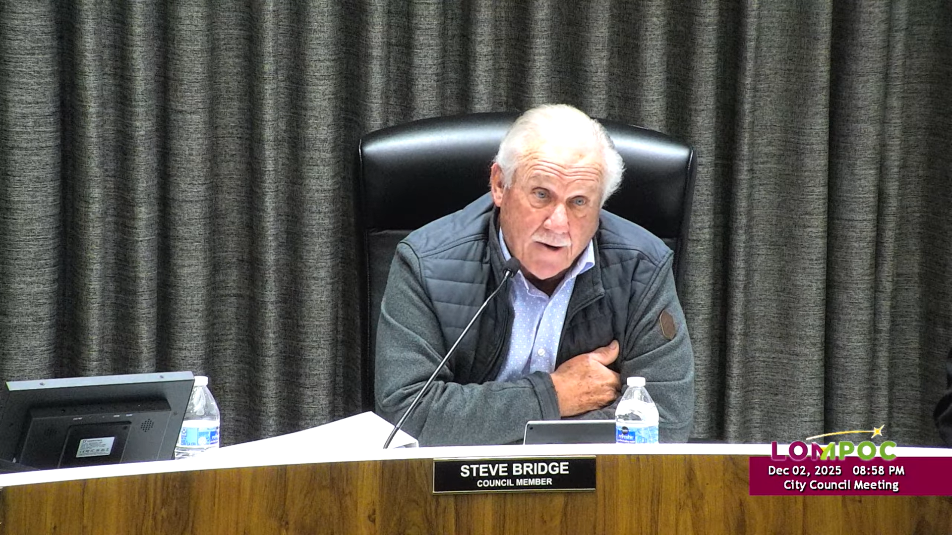 Lompoc residents blast Bridge felonies, Mosby video in tense council ...