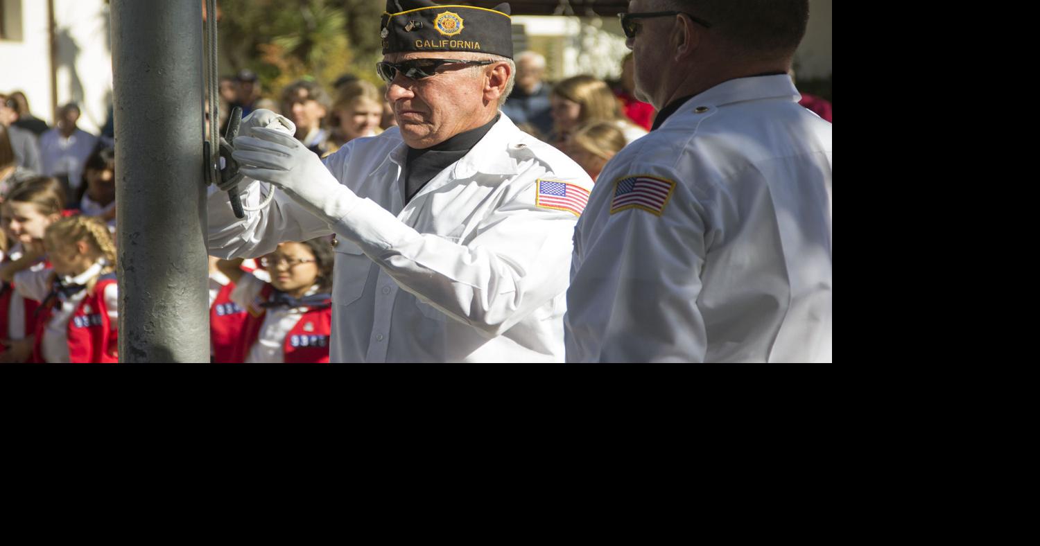 Hundreds turn out for Solvang flag salute | News | lompocrecord.com