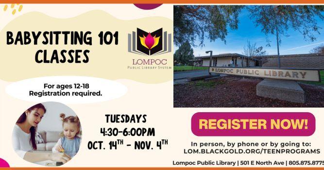 Babysitting 101: Lompoc Library offering class on the basics in October ...