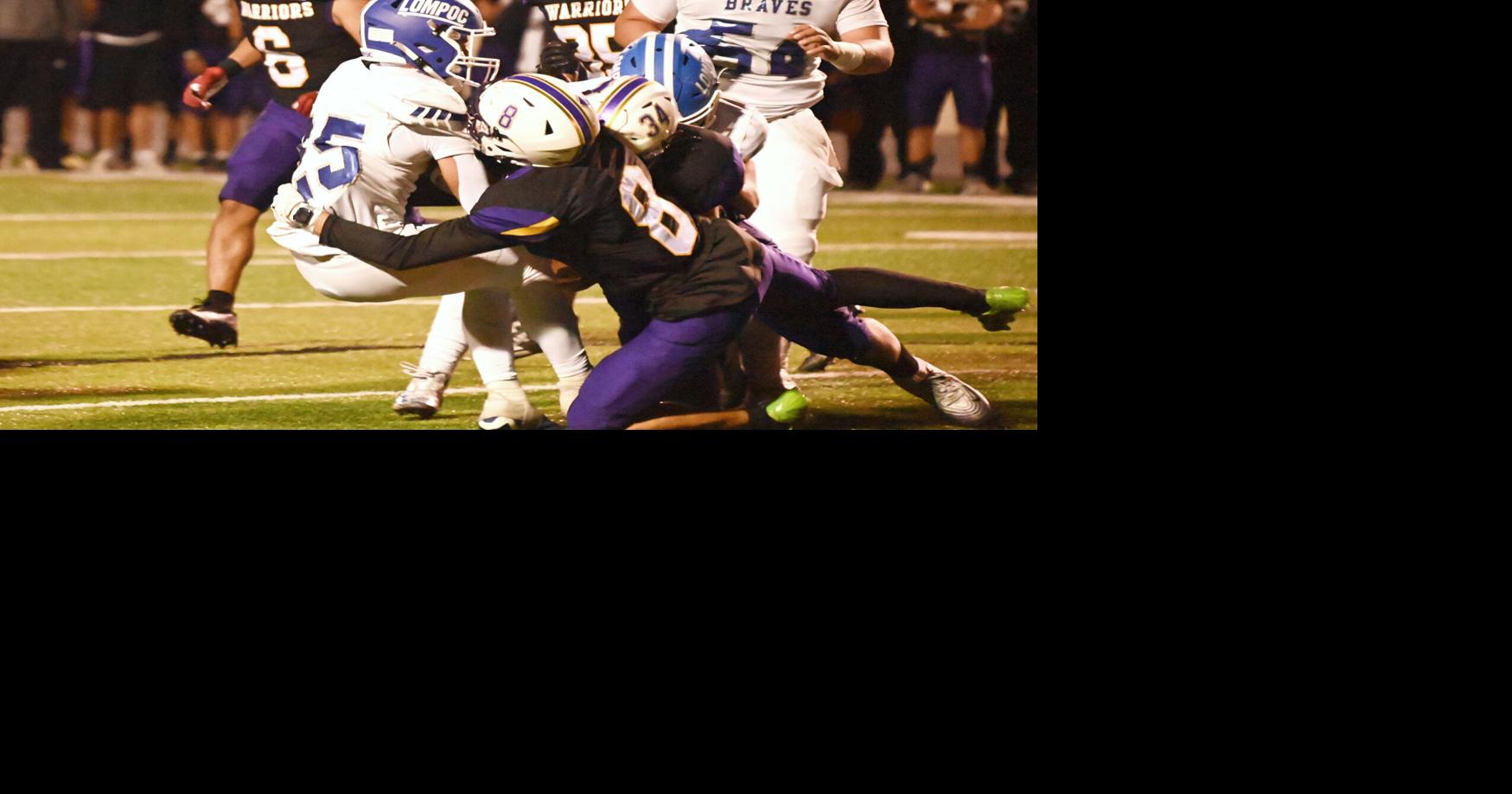 Lompoc Braves defeat Righetti Warriors Friday night in Santa Maria ...
