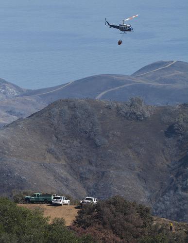 Despite heavy winds, firefighters gaining upper hand on Sherpa fire ...