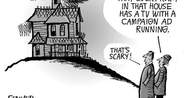 Editorial Cartoon: Campaign ads | Editorial | lompocrecord.com