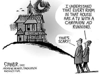 Editorial Cartoon: Campaign ads | Editorial | lompocrecord.com
