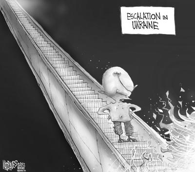 Editorial Cartoon: Escalation | Editorial | lompocrecord.com