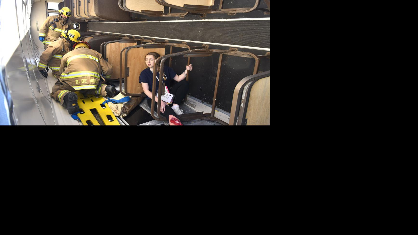 Training day: Mass-casualty bus crash staged | Local News ...