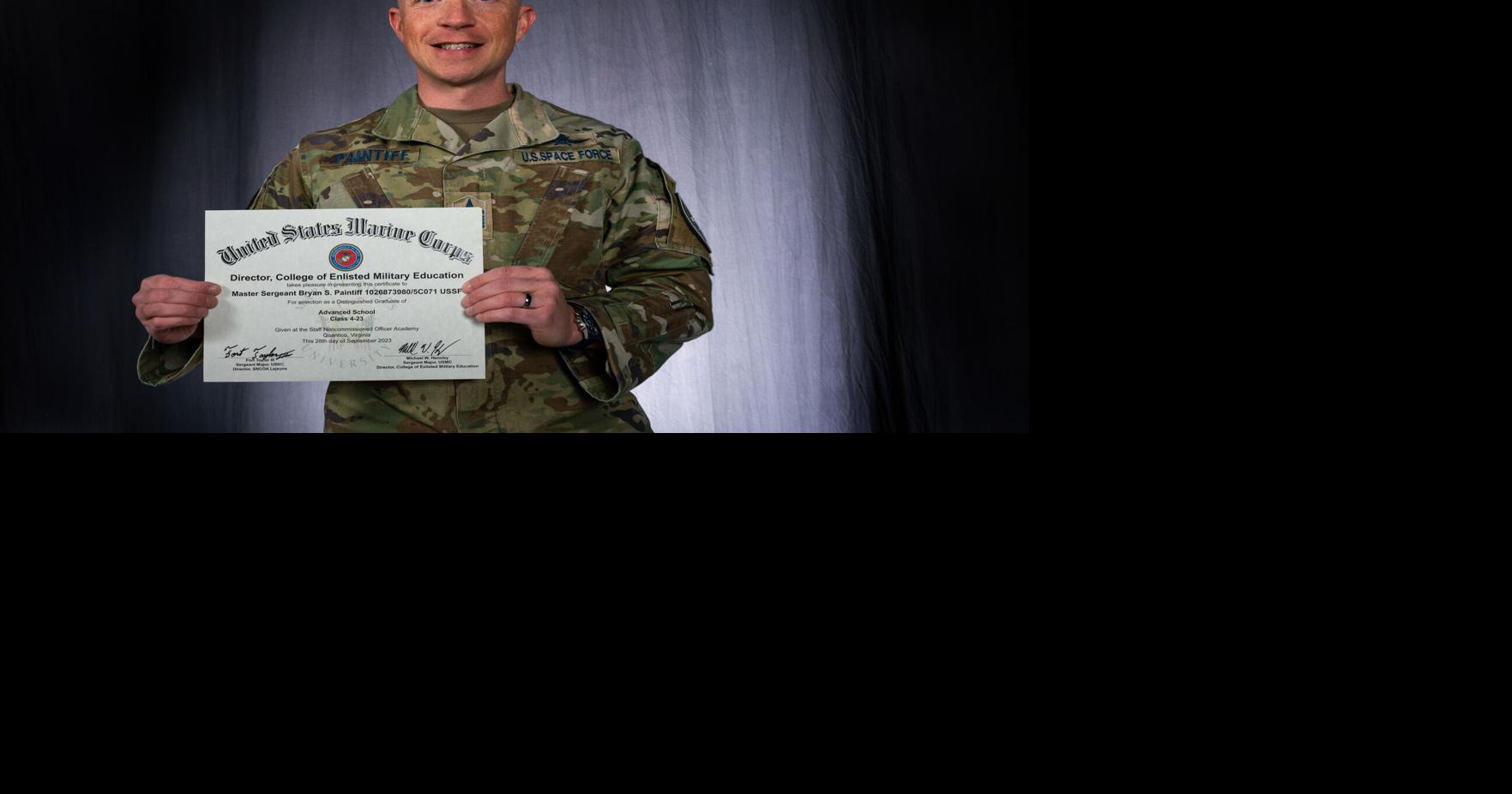 USSF master sergeant rises to the top during USMC Senior PME course ...