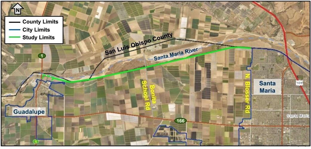 Santa Maria River levee trail from Santa Maria to Guadalupe will move ...