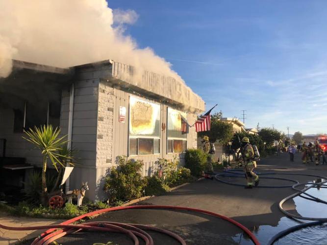 Santa Maria mobile home fire displaces 5 people, kills family pet ...