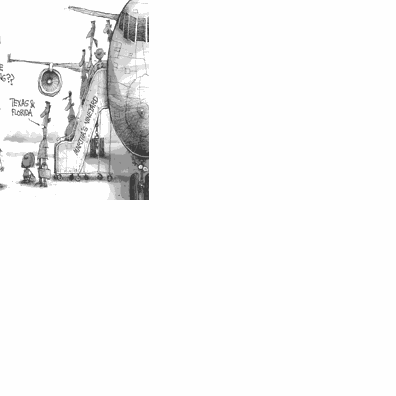 Editorial Cartoon: Fleeing | Editorial | lompocrecord.com