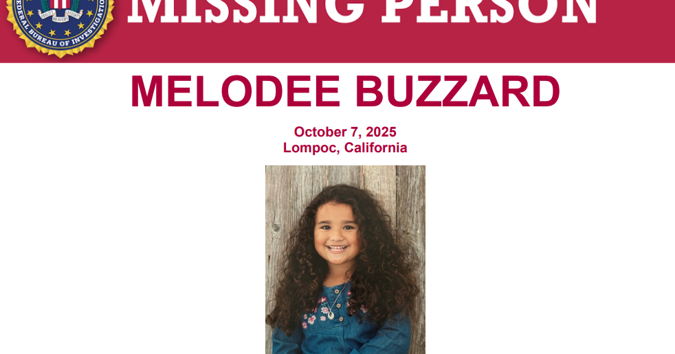 FBI joins national search for 9-year-old Melodee Buzzard; offers ...