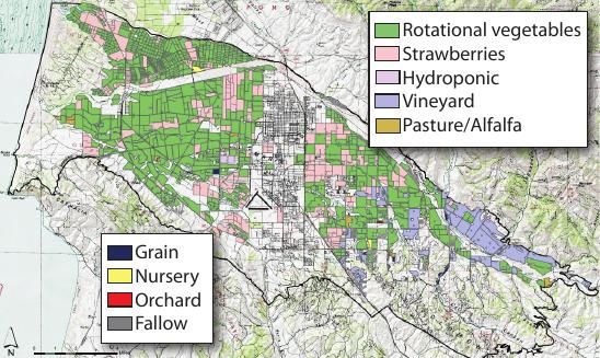 Map Of Santa Maria Area