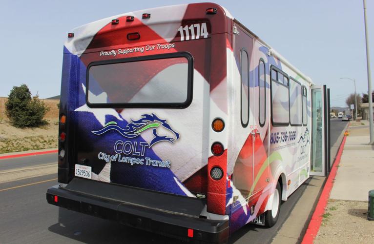 New Lompoc city buses give nod to local military community | Local News ...