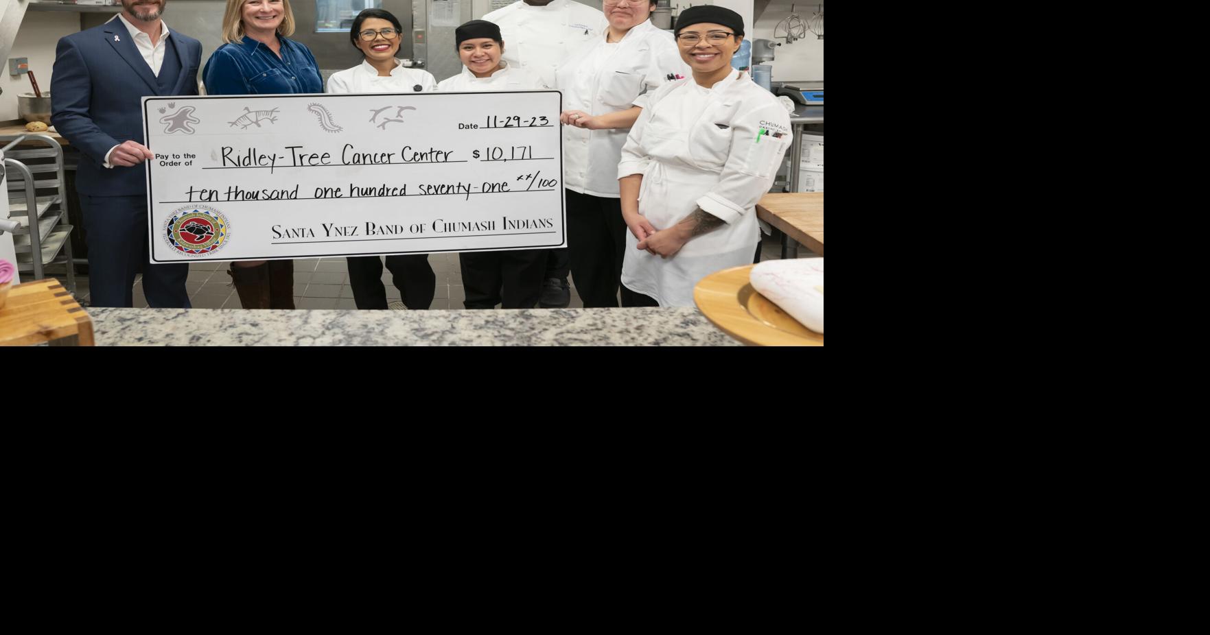 Chumash Casino Resort donates $10K to Ridley-Tree Cancer Center | Local ...