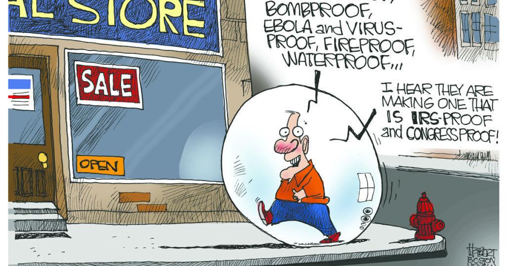 Editorial Cartoon: Our own bubble | | lompocrecord.com